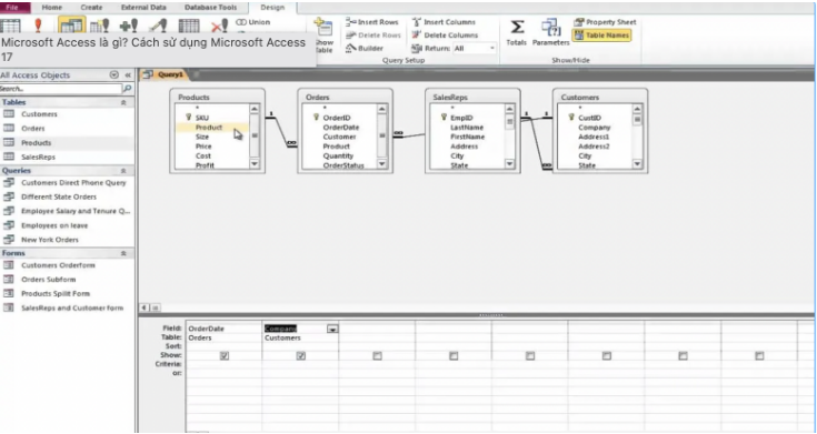 Microsoft access là gì? Microsoft access để làm gì?